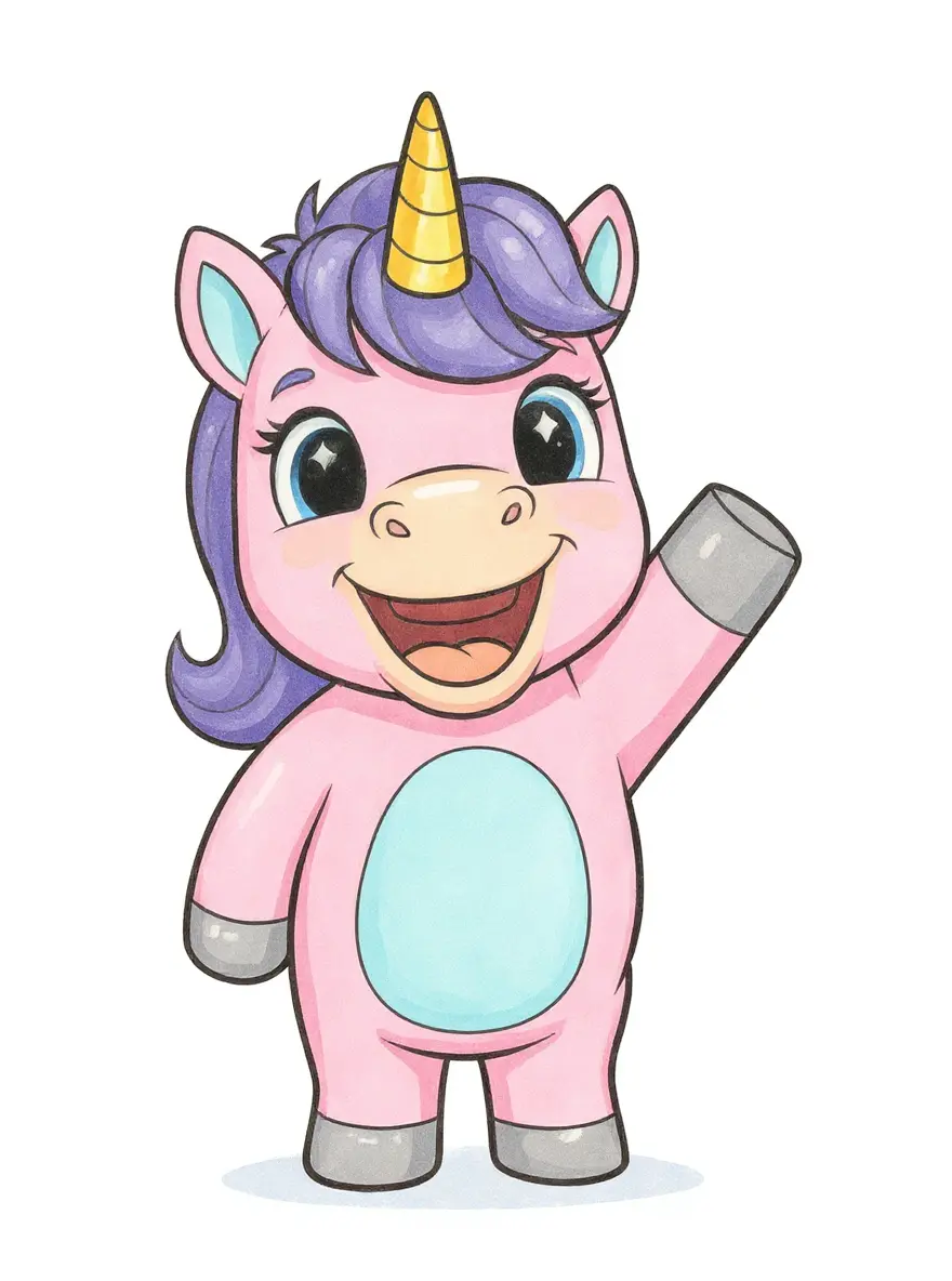 Baby Unicorn Coloring Pages (Free PDF Printables) - Ink Unicorn