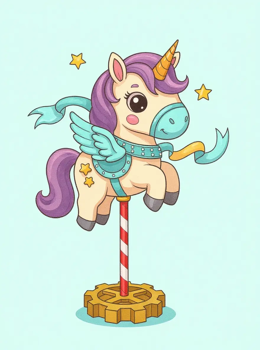 Steampunk Unicorn Coloring Pages (Free PDF Printables) - Ink Unicorn