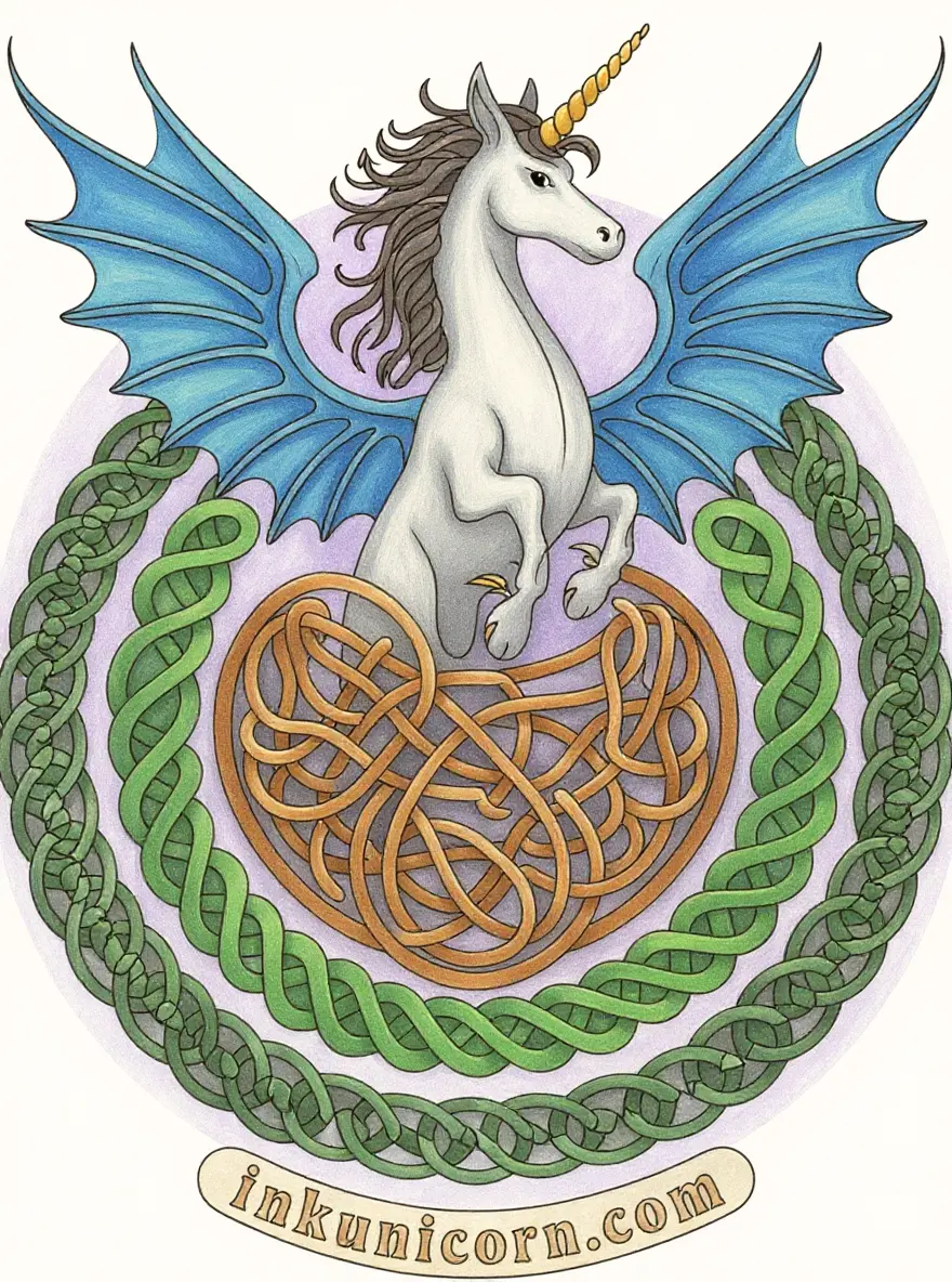 Dragon Unicorn Coloring Pages (Free PDF Printables) - Ink Unicorn