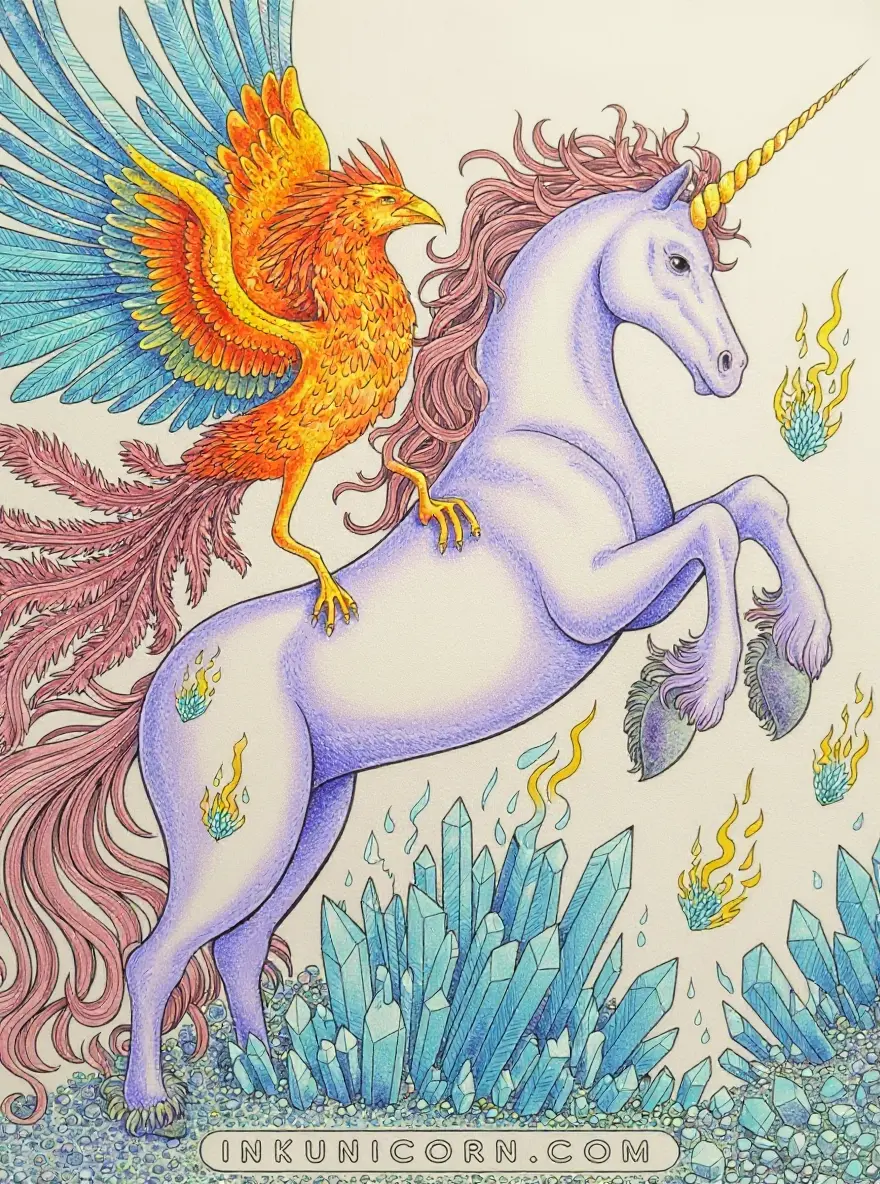 Fairy Unicorn Coloring Pages (Free PDF Printables) - Ink Unicorn