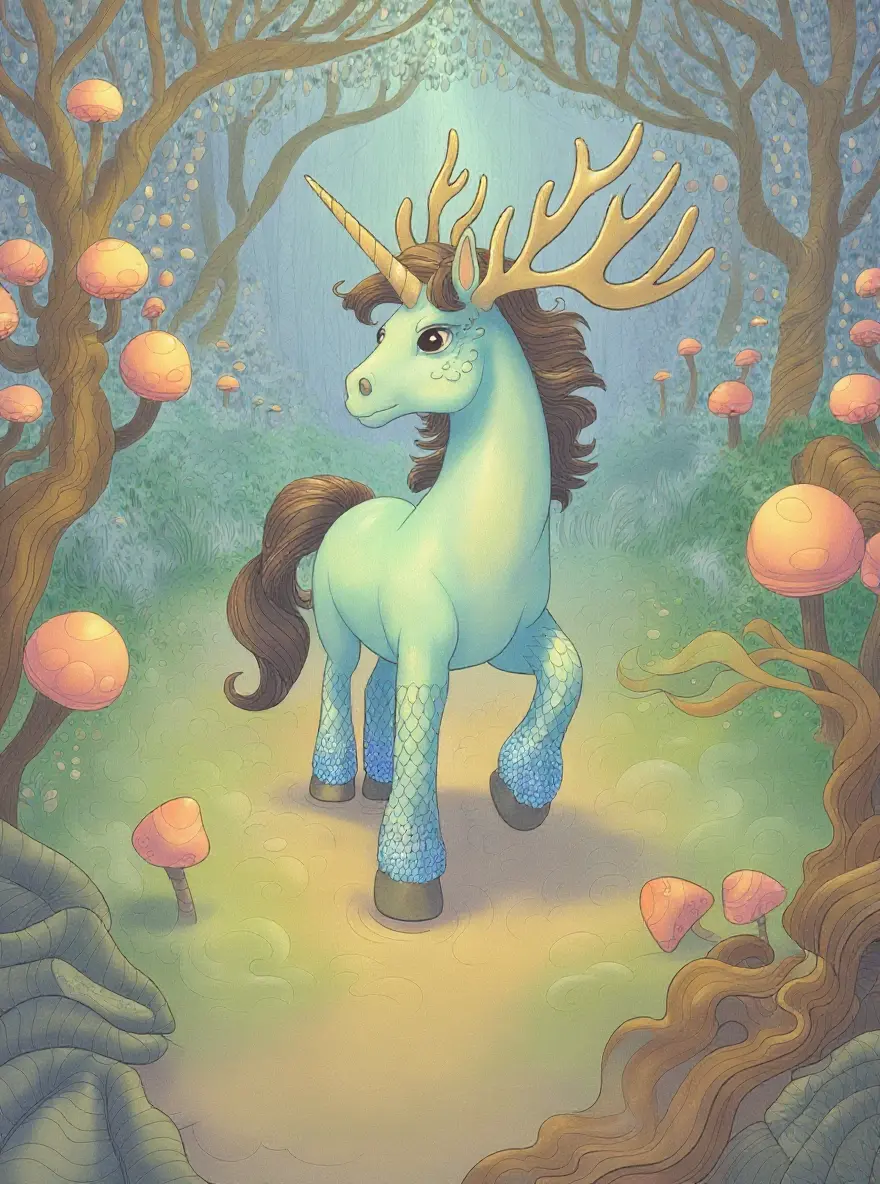 Qilin Unicorn Coloring Pages (Free PDF Printables) - Ink Unicorn