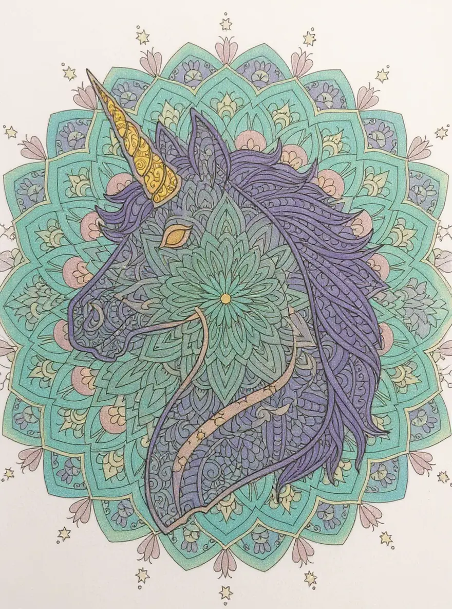 Mandala Unicorn Coloring Pages (Free PDF Printables) - Ink Unicorn