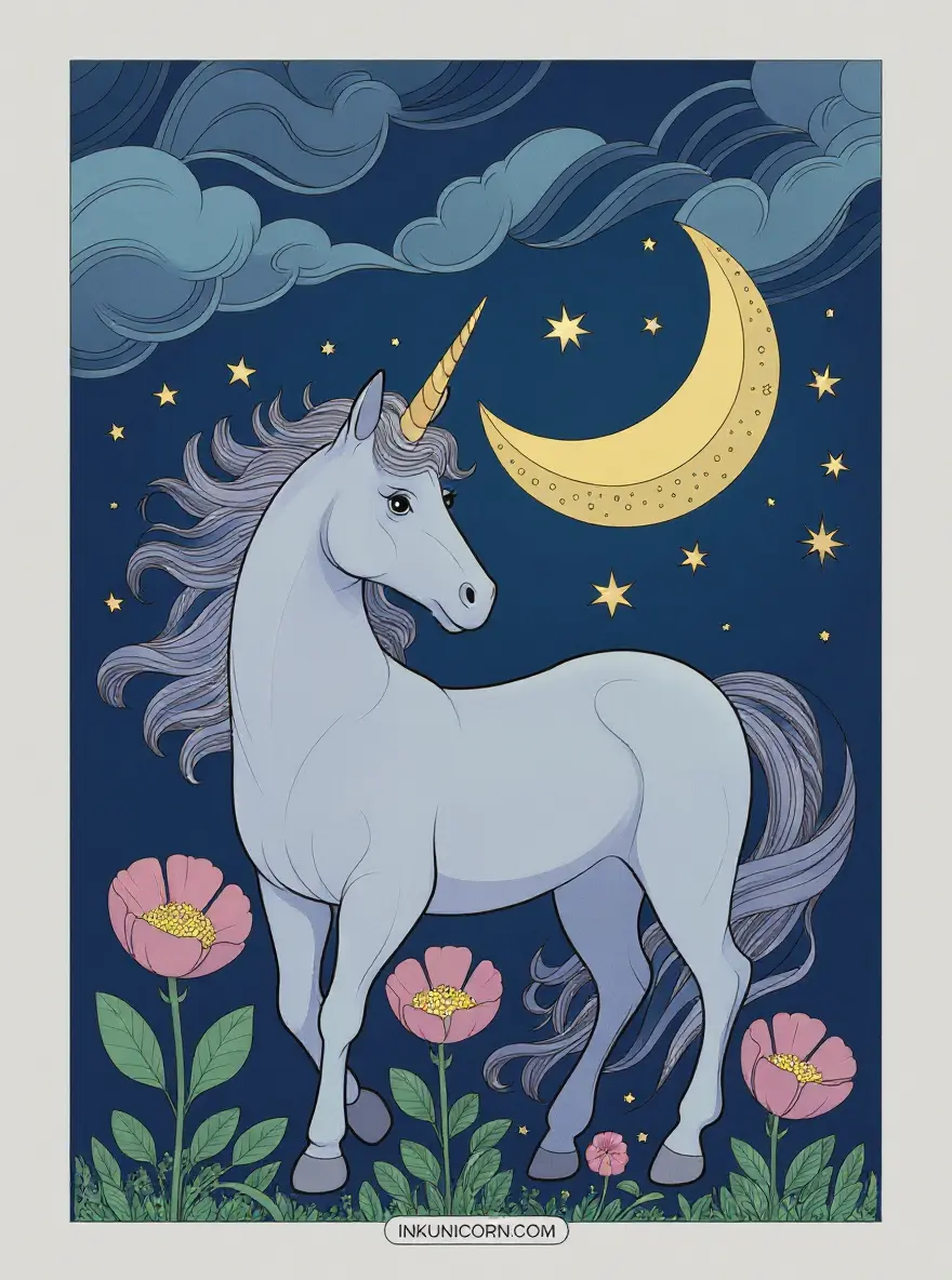Flowers Unicorn Coloring Pages (Free PDF Printables) - Ink Unicorn