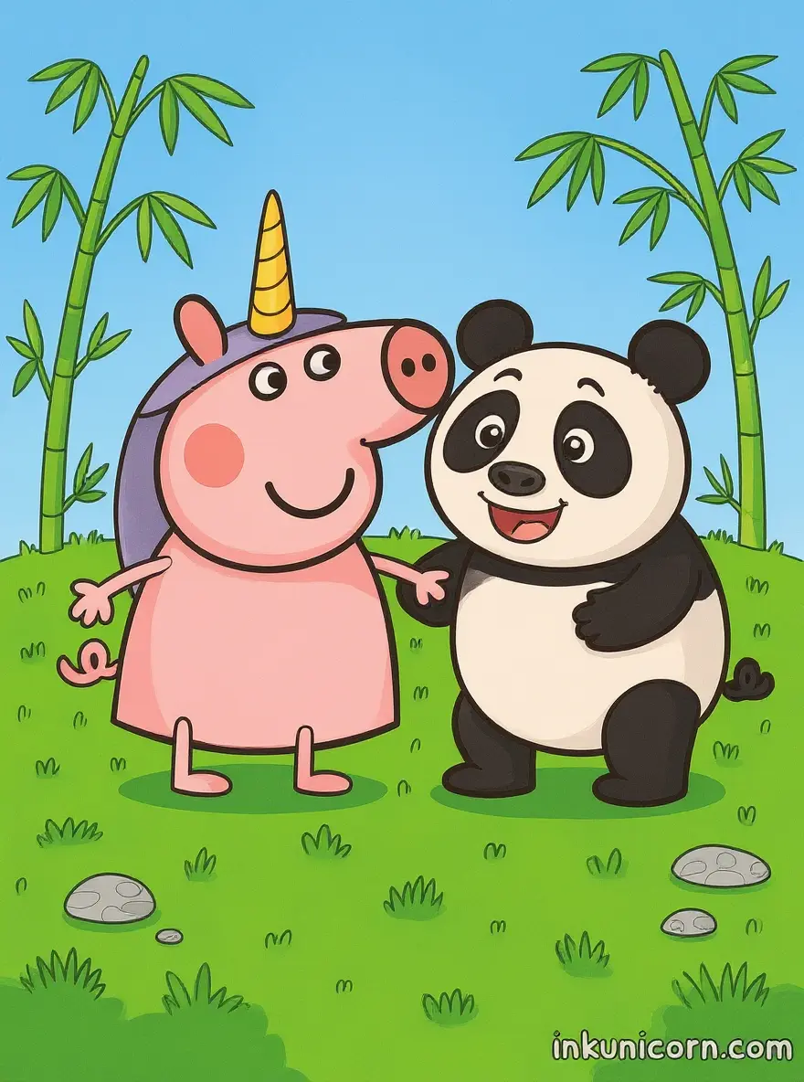 Peppa Pig Unicorn Coloring Pages (Free PDF Printables) - Ink Unicorn