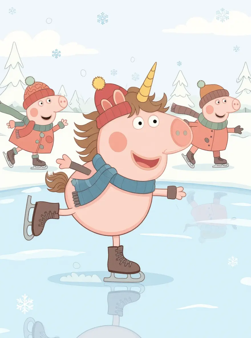 Peppa Pig Unicorn Coloring Pages (Free PDF Printables) - Ink Unicorn