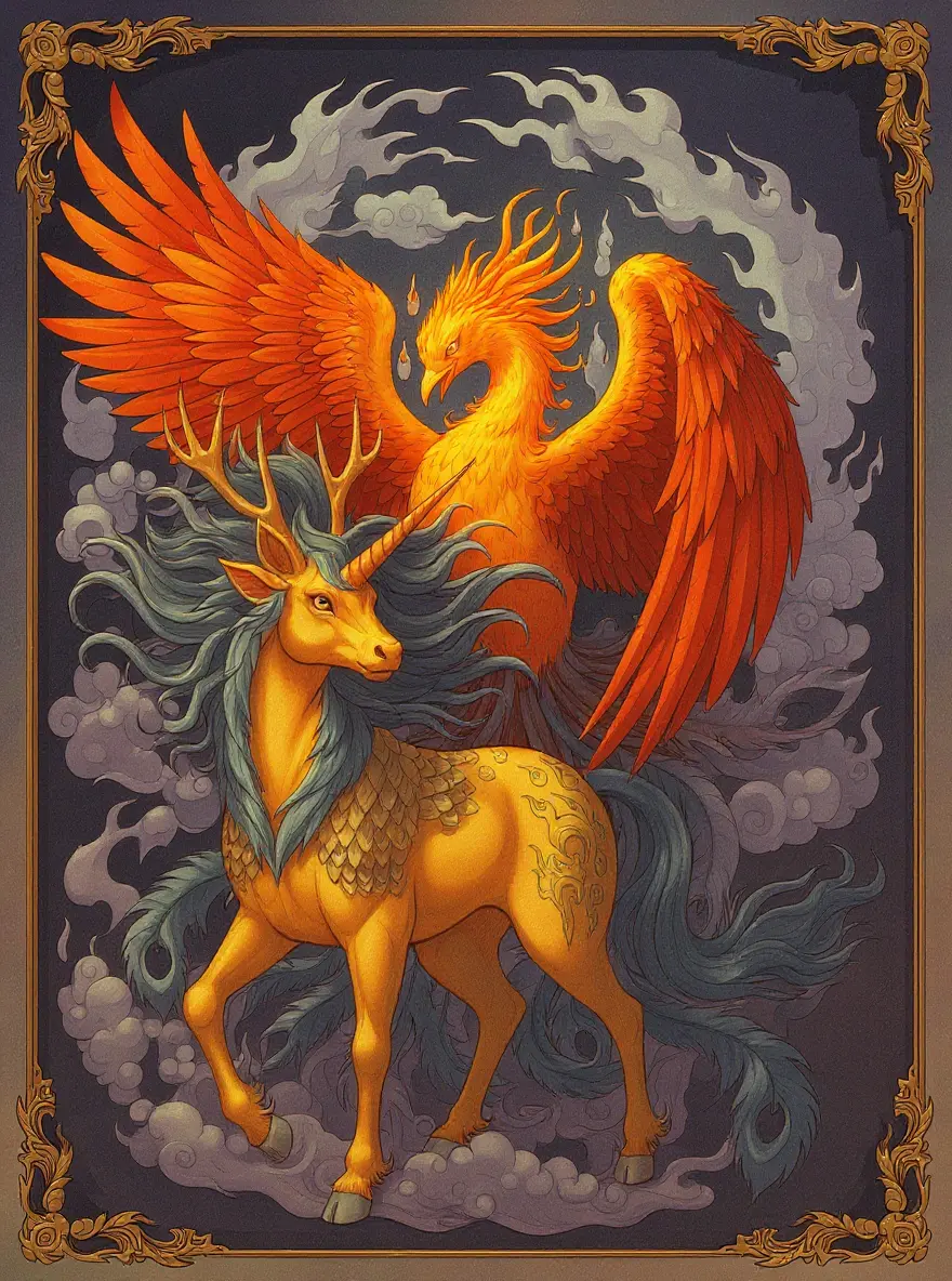 Qilin Unicorn Coloring Pages (Free PDF Printables) - Ink Unicorn