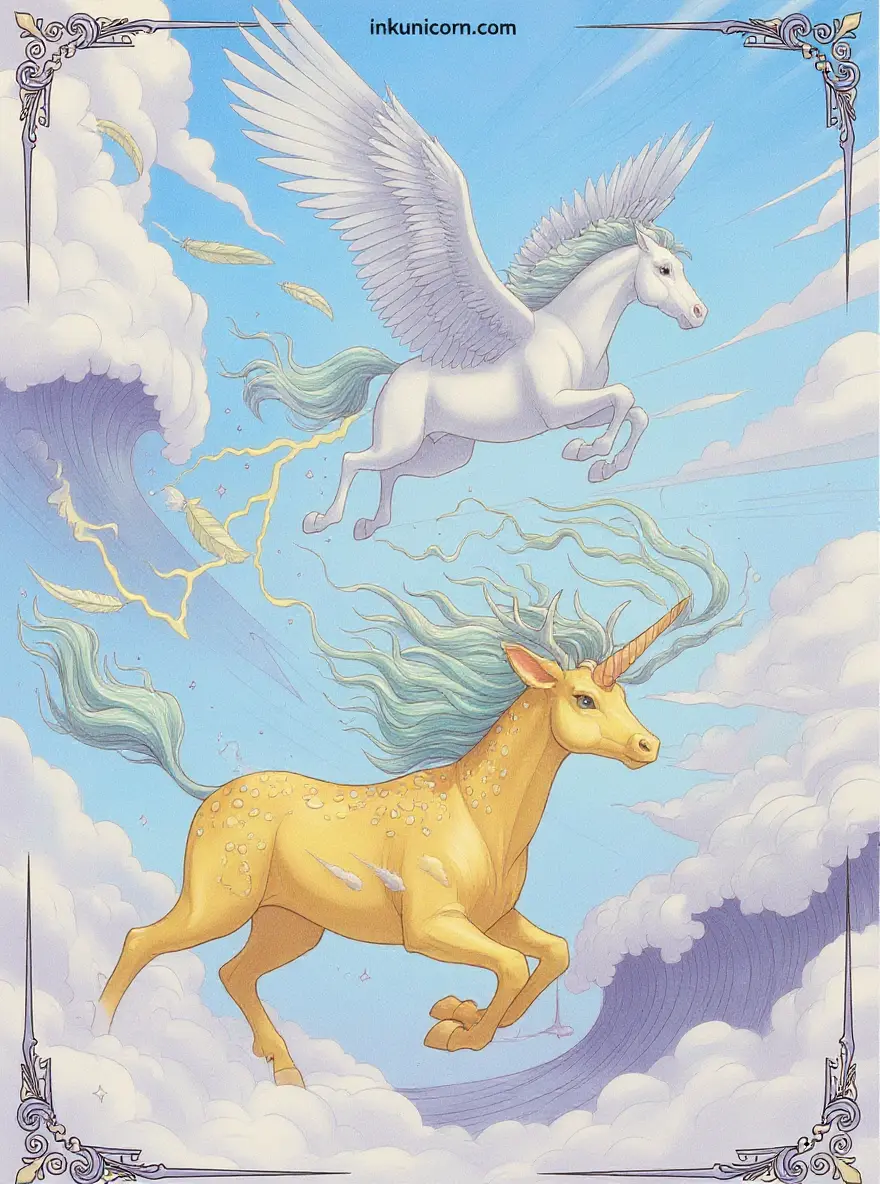 Qilin Unicorn Coloring Pages (Free PDF Printables) - Ink Unicorn