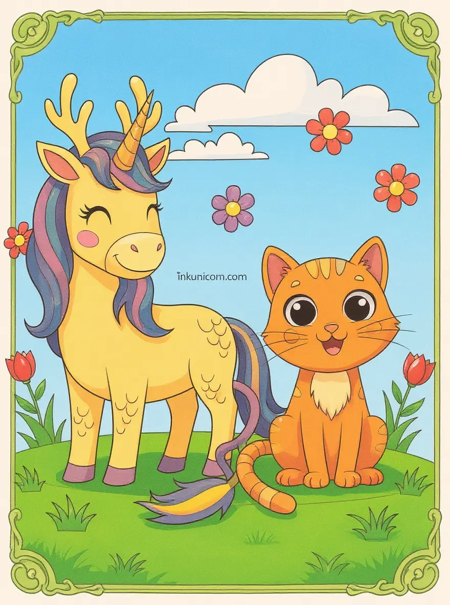 Qilin Unicorn Coloring Pages (Free PDF Printables) - Ink Unicorn