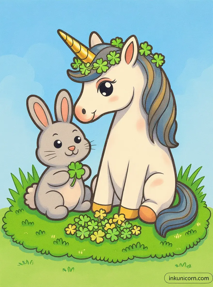 St. Patrick'S Day Unicorn Coloring Pages (Free PDF Printables) - Ink ...