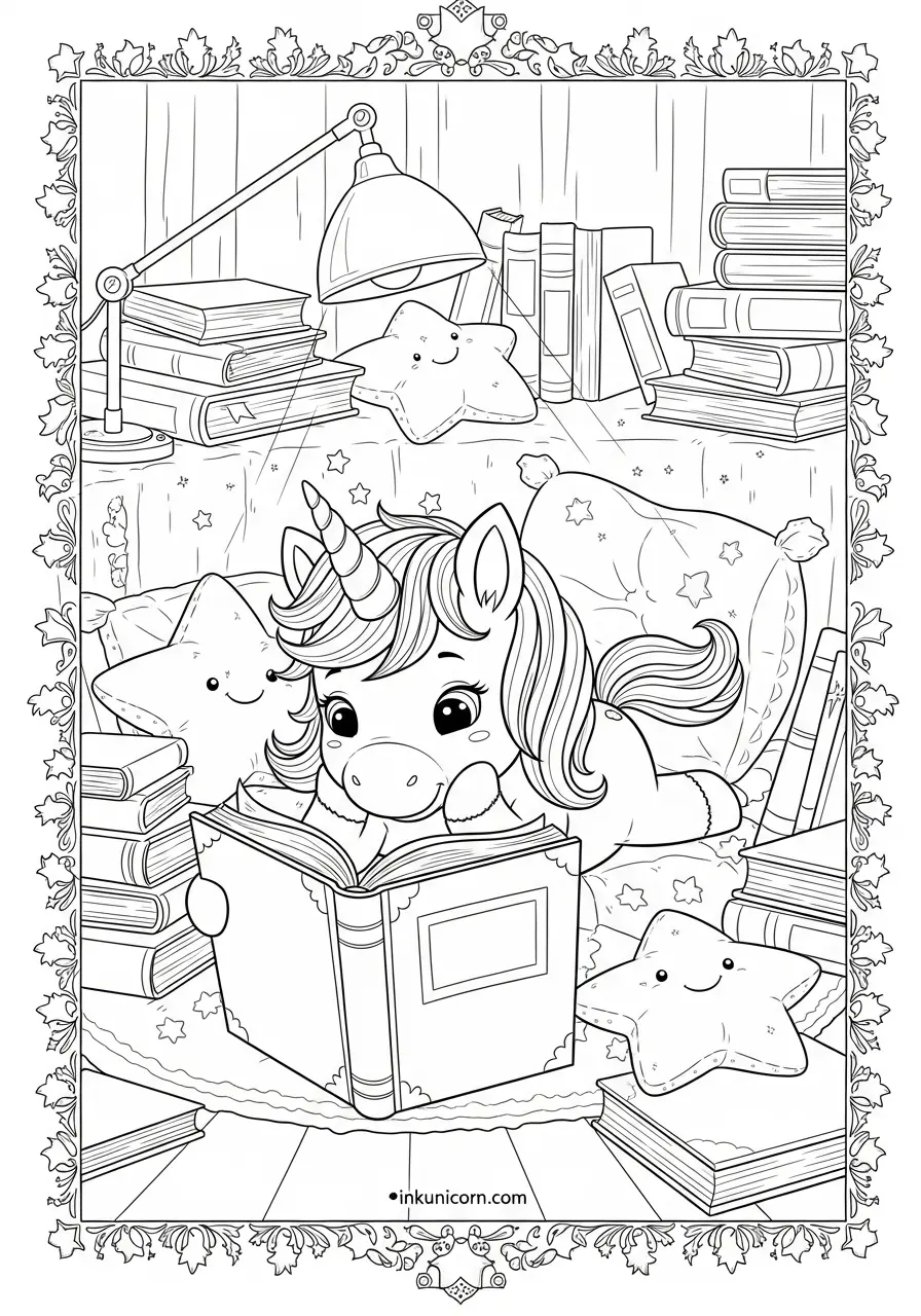 Baby Unicorn Coloring Pages (Free PDF Printables) - Ink Unicorn