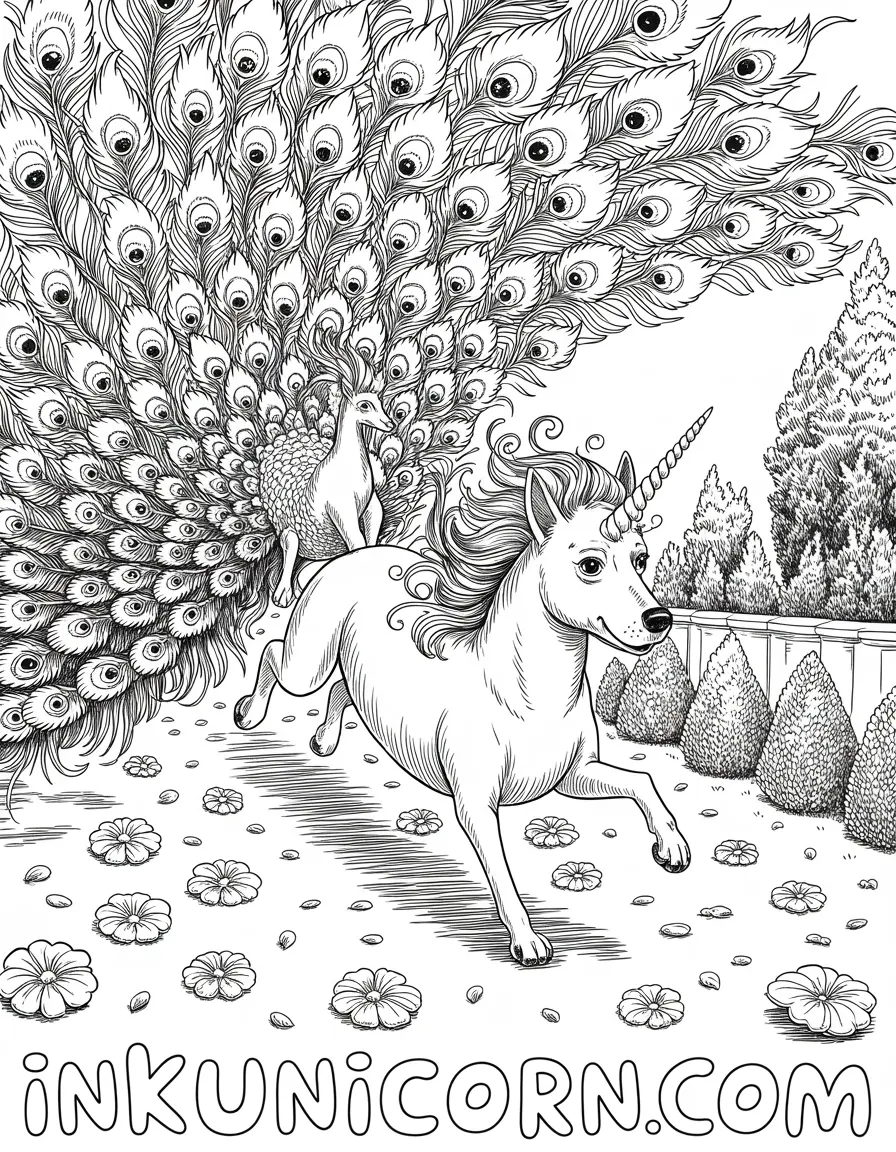 Dog Unicorn Coloring Pages (Free PDF Printables) - Ink Unicorn