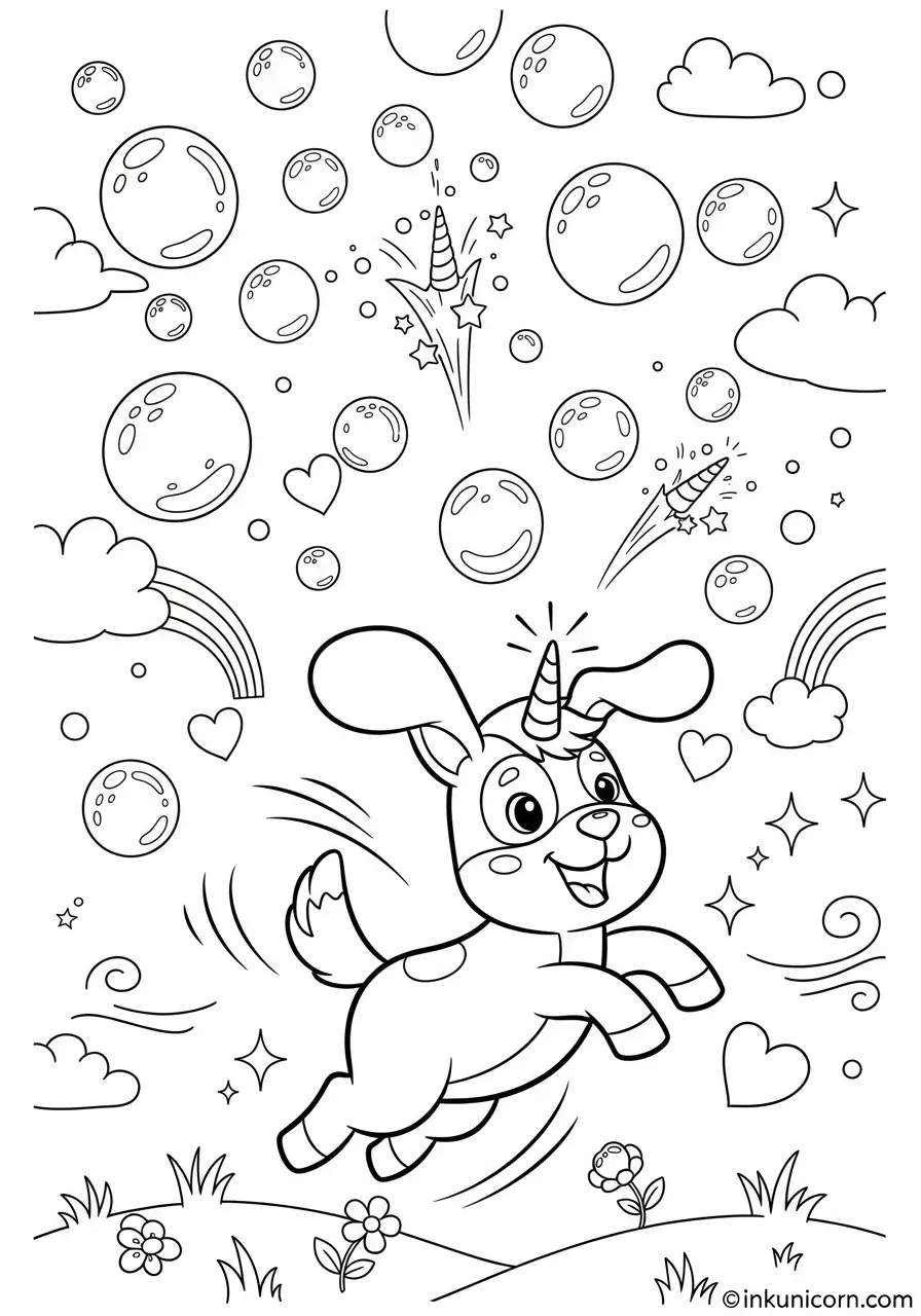 Dog Unicorn Coloring Pages (Free PDF Printables) - Ink Unicorn