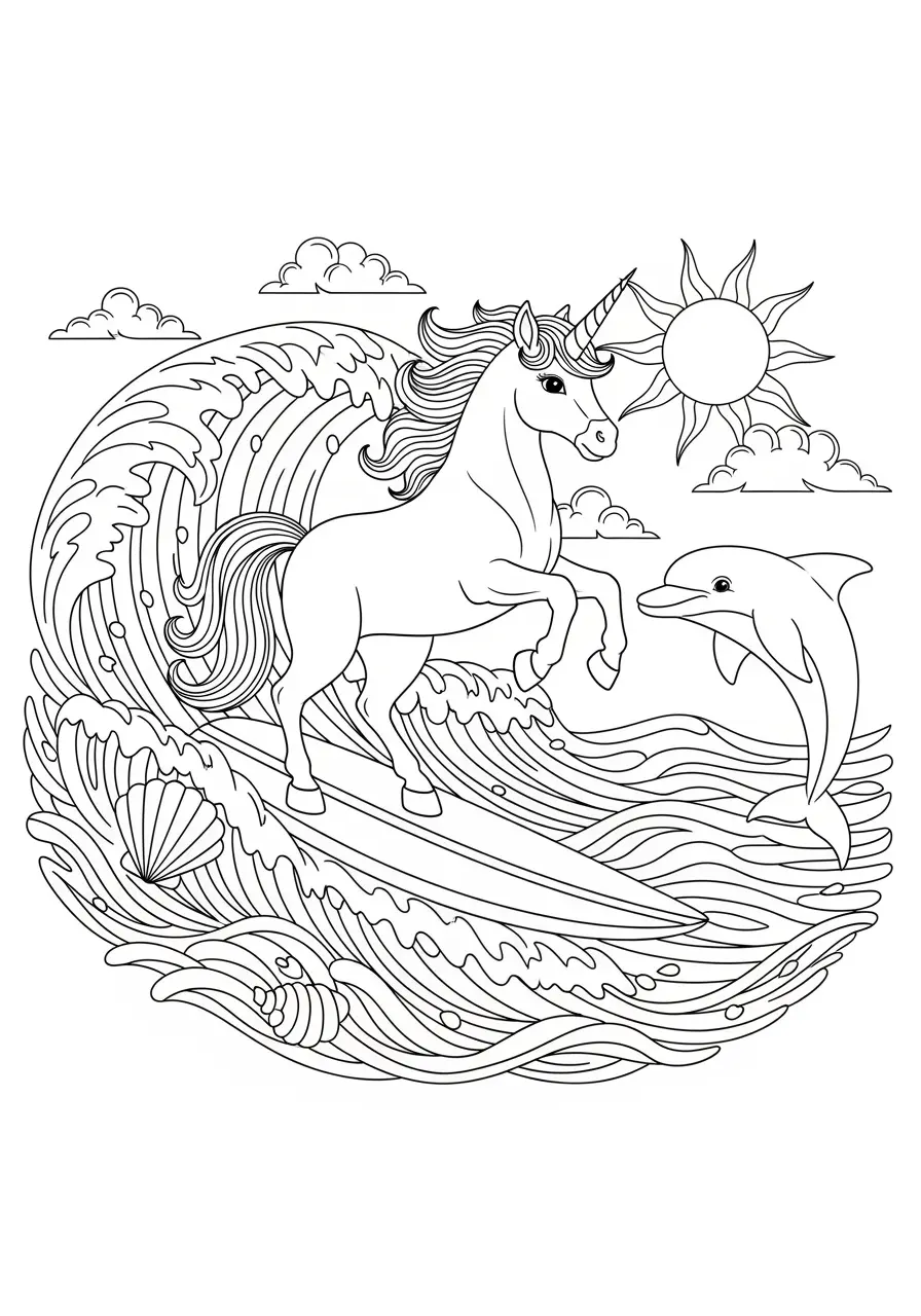 Mandala Unicorn Coloring Pages (Free PDF Printables) - Ink Unicorn
