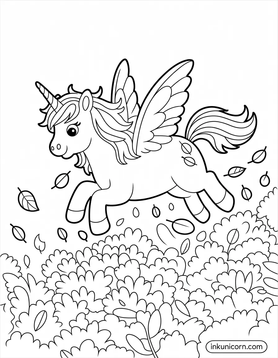 Fairy Unicorn Coloring Pages (Free PDF Printables) - Ink Unicorn