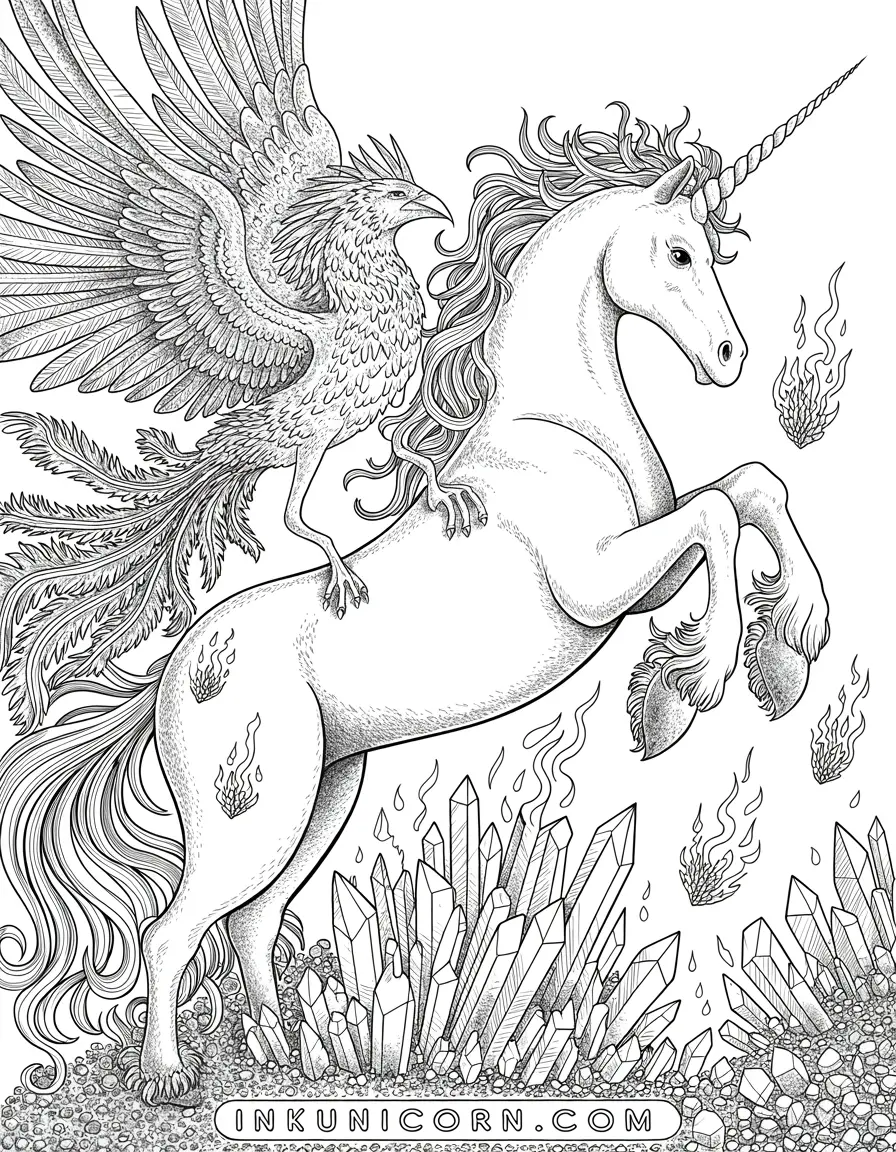 Fairy Unicorn Coloring Pages (Free PDF Printables) - Ink Unicorn