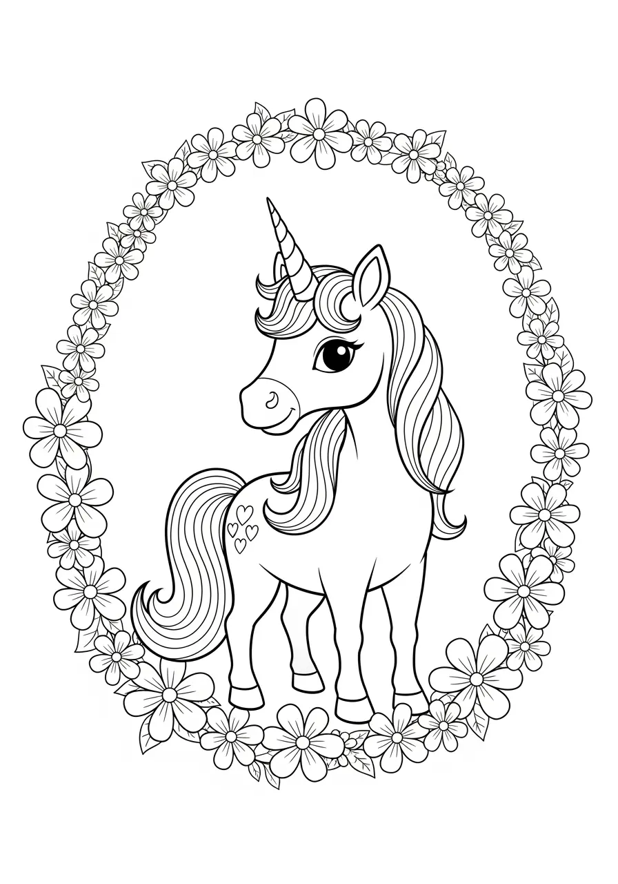 Mandala Unicorn Coloring Pages (Free PDF Printables) - Ink Unicorn