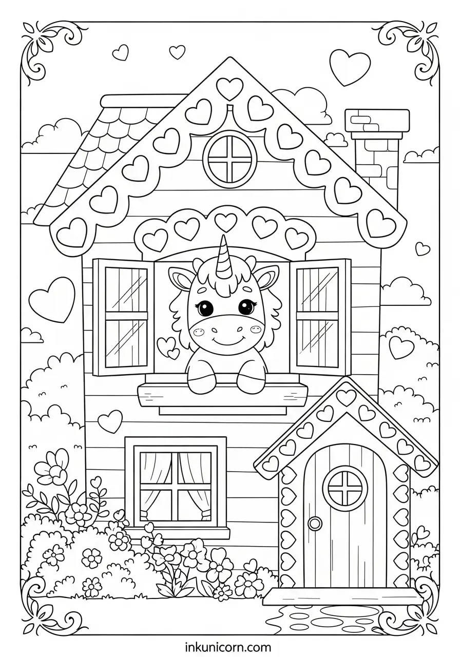 Qilin Unicorn Coloring Pages (Free PDF Printables) - Ink Unicorn