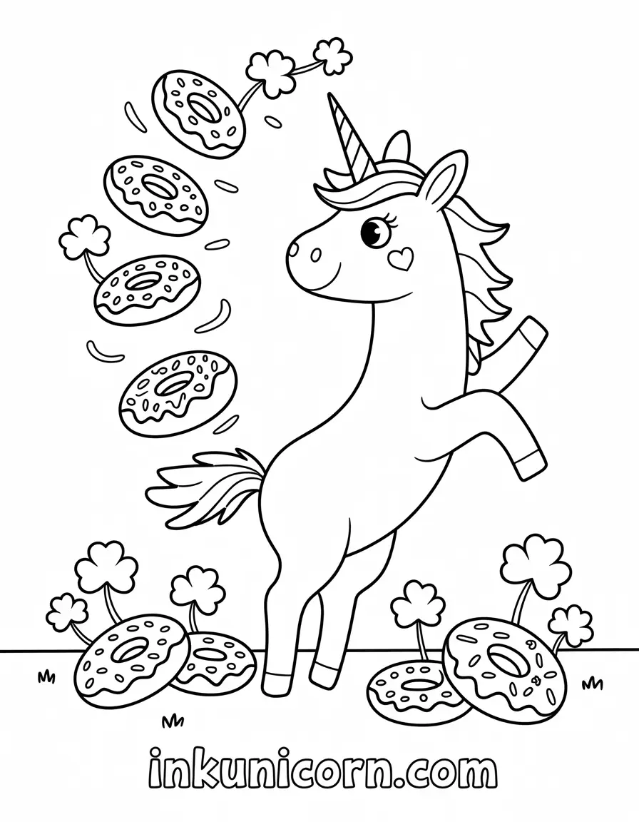 St. Patrick'S Day Unicorn Coloring Pages (Free PDF Printables) - Ink ...